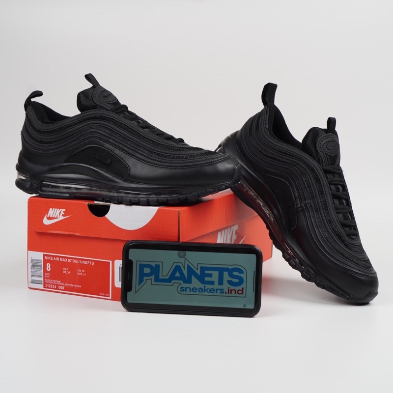 Jual Sepatu Nike Air Max 97 Full Black Hitam | Shopee Indonesia