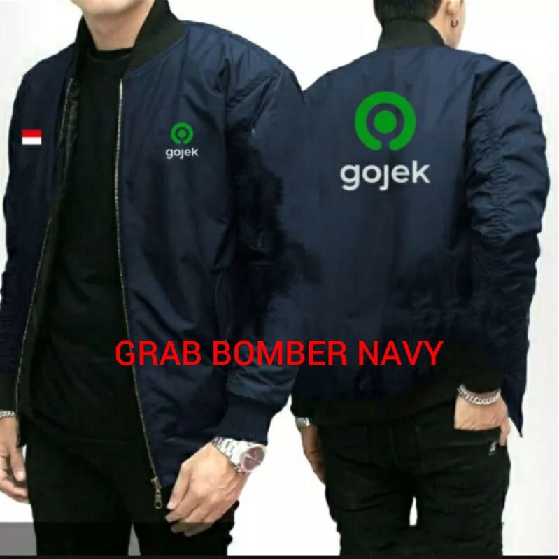 Jual PROMO JAKET GOJEK bordir model lama dan BOMBER | Shopee Indonesia