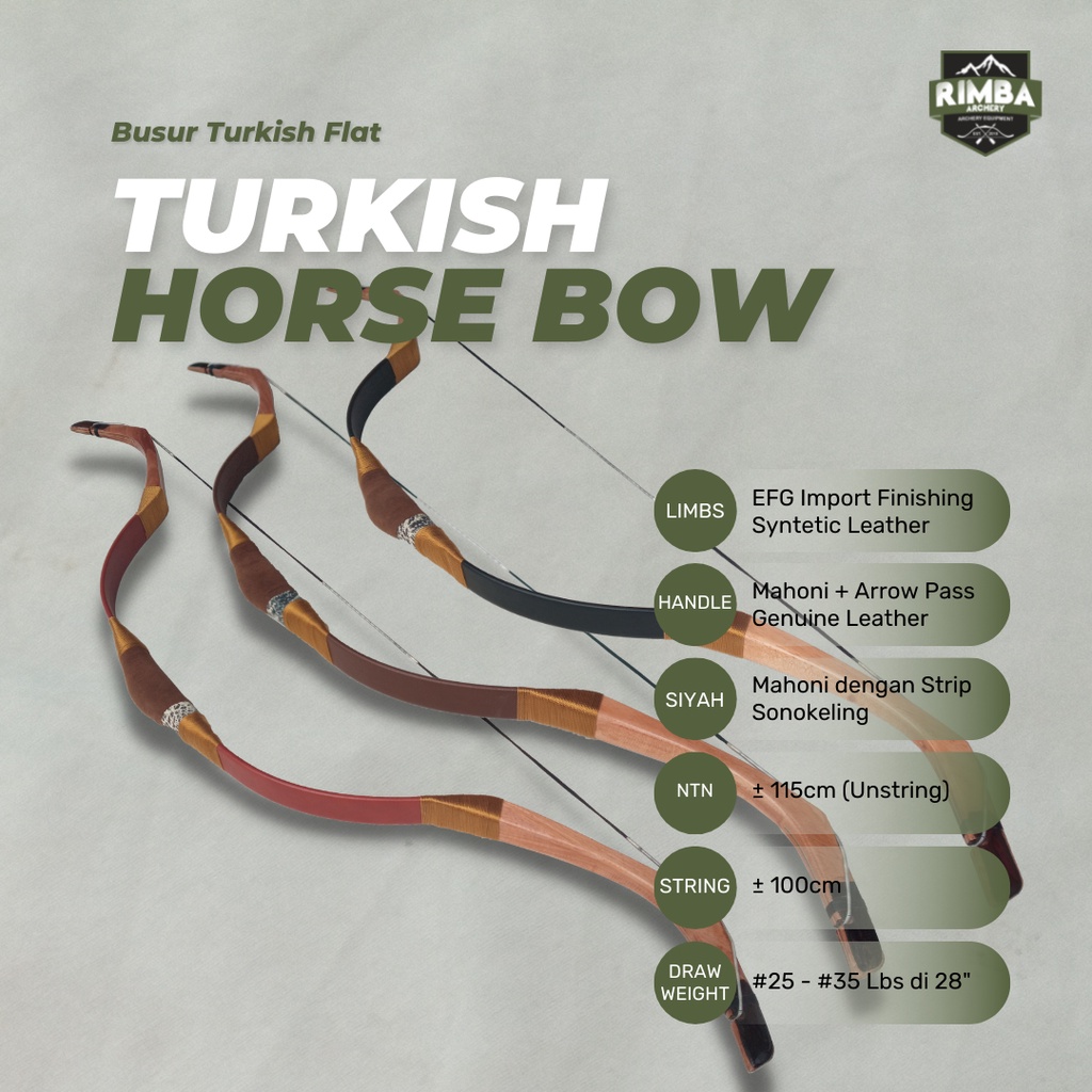 Jual Busur Horsebow Turkish / Turkish Traditional Horsebow / Busur ...