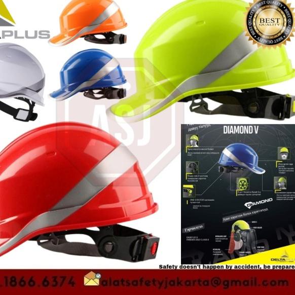 Jual Helm DELTA Plus / Safety Helmet DELTA Plus /Helm Proyek - Hijau ...
