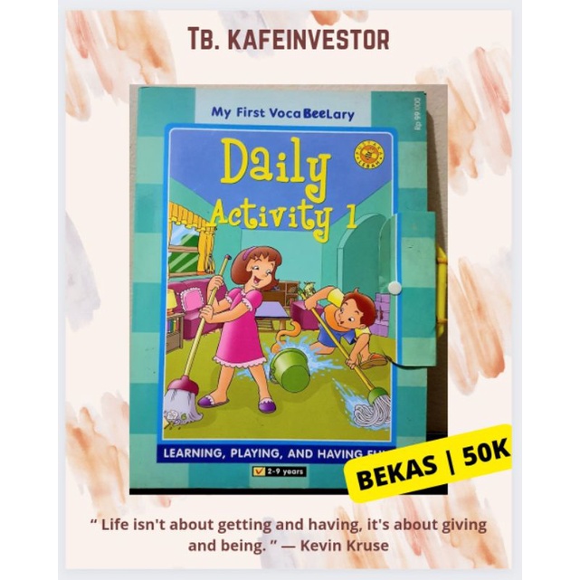 Jual Buku anak Daily Activity 1 - Putaka Lebah | Shopee Indonesia