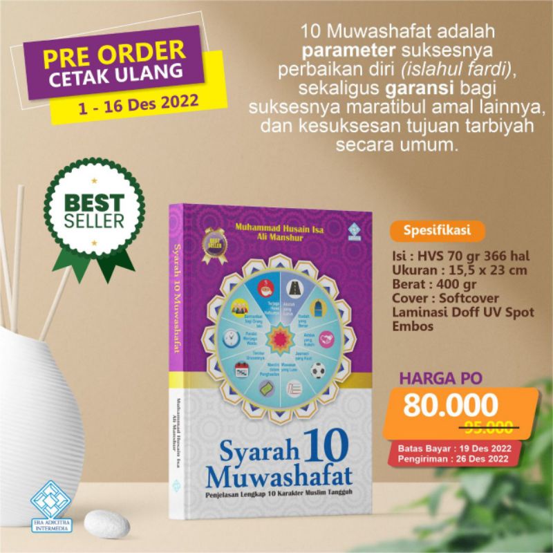 Jual SYARAH 10 MUWASHAFAT Penjelasan Lengkap 10 Karakter Muslim Tangguh ...