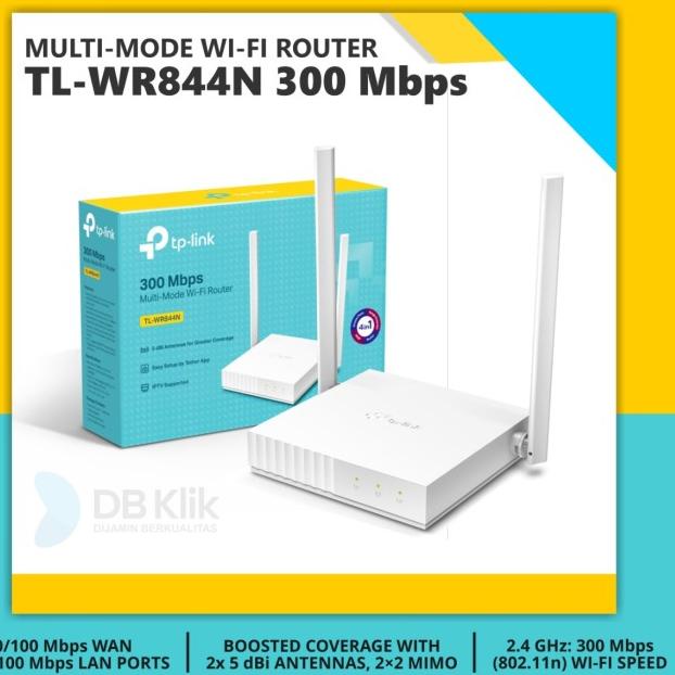 Jual Router TP-Link TL-WR844N 300Mbps - Wi-Fi Router TP Link TL WR844N | Shopee Indonesia