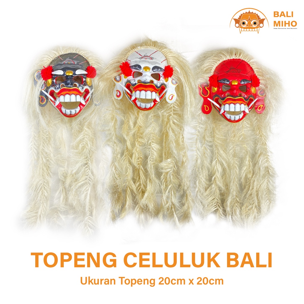 Jual Topeng Celuluk Bali Ukuran Topeng 20cm x 20cm - Topeng Leak ...