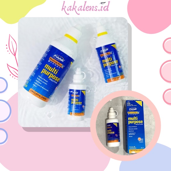 Jual Cairan Softlens Polylab Multi Purpose Solution 60ml, 100ml, 360ml | Shopee Indonesia