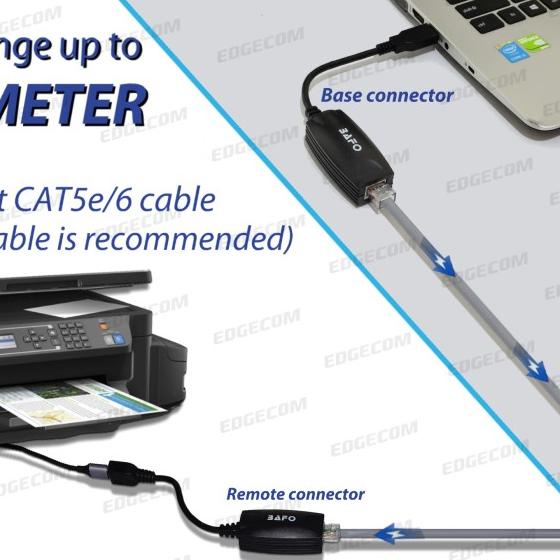 Jual USB Extender Over cat5 50M BAFO | Shopee Indonesia
