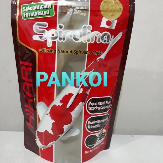 Jual hikari spirulina/pakan ikan koi hikari spirulina 500g/500gram ...