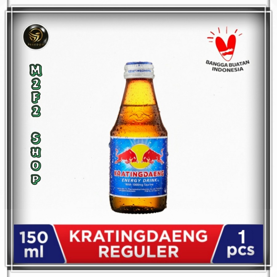 Jual Kratingdaeng Energy Drink Botol Beling - 150 ml (Kemasan Satuan ...