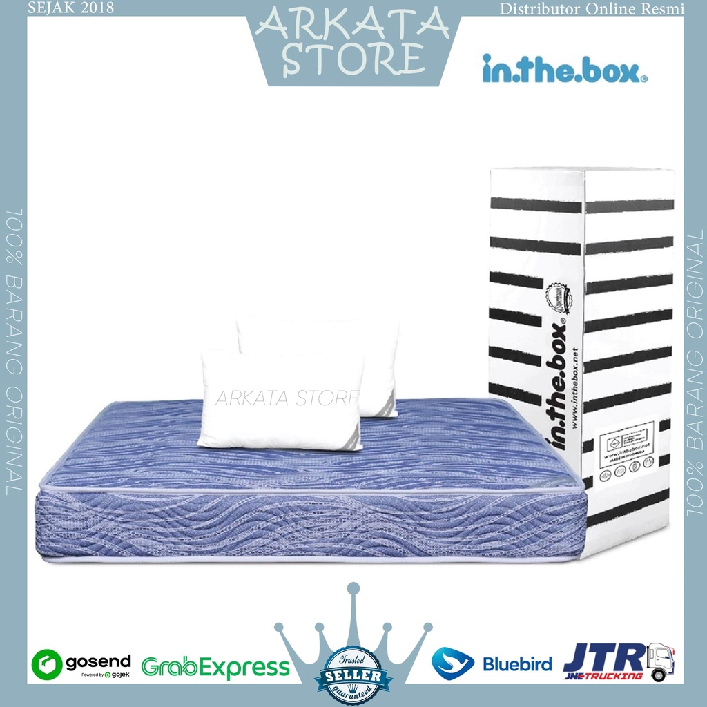 Jual Kasur Spring Bed INTHEBOX Alpha - FREE Bantal | Ukuran 90x200 ...