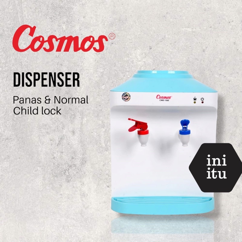 Jual [ Cosmos ] Dispenser Mini Galon Atas Cosmos CWD 1060 - Normal Hot ...