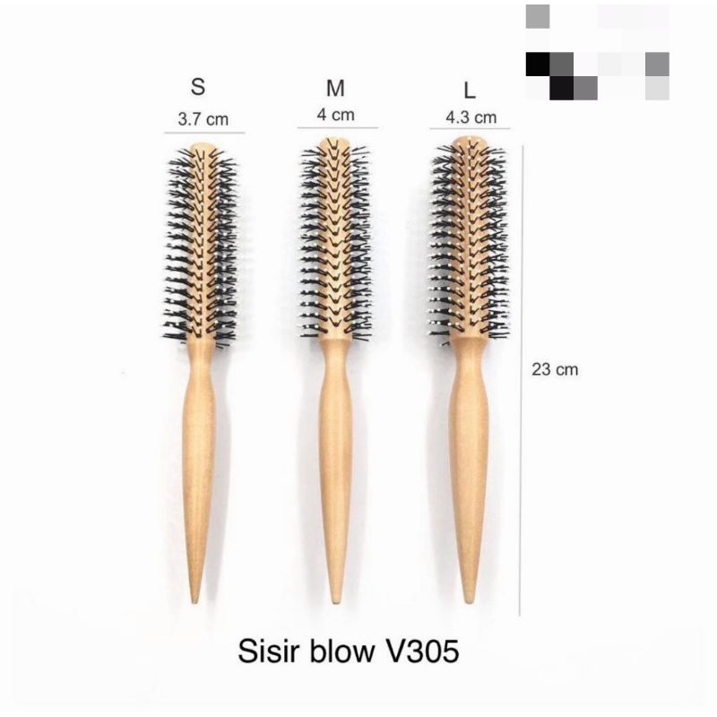 Jual Sisir Styling Blow Rambut Kayu Kecil Sedang Besar | Shopee Indonesia