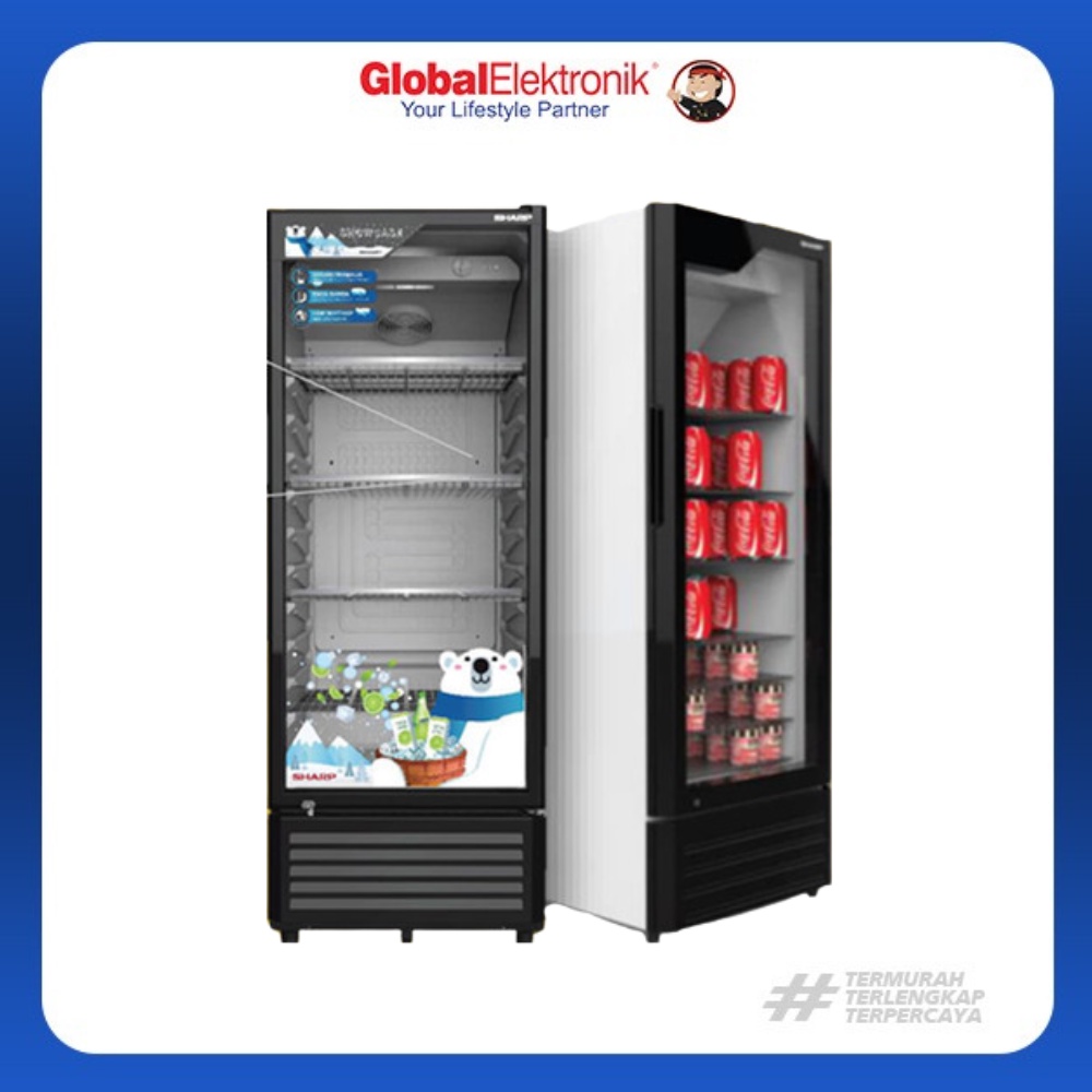 Jual SHARP SHOWCASE 1 PINTU 170 LITER DISPLAY COOLER SCH-170FS | Shopee ...