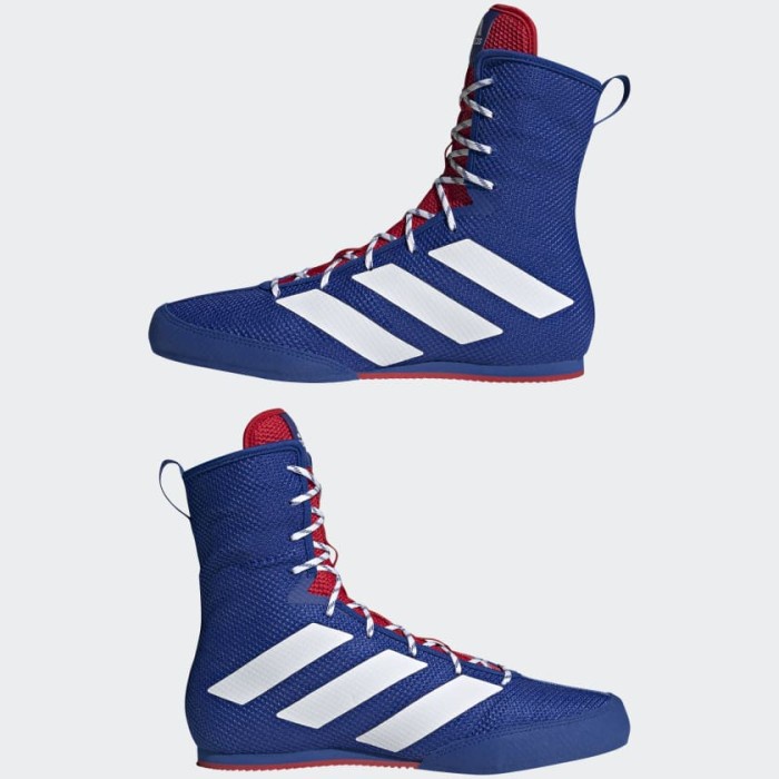 Jual Sepatu Tinju Boxing Adidas Box Hog 3 Blue/Silver/Red | Shopee ...