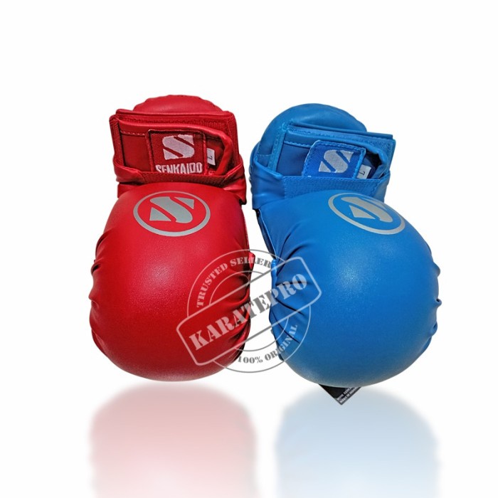 Jual SENKAIDO Hand Protector Karate Soft Compound - Merah, M | Shopee ...