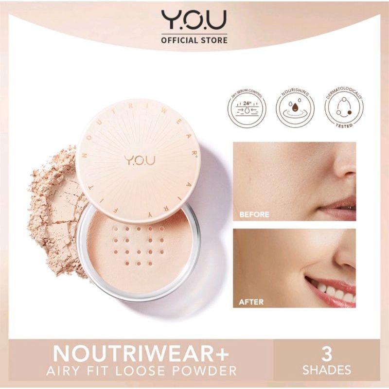 Jual Y.O.U Noutriwear+Airy Fit Loose Powder | Shopee Indonesia