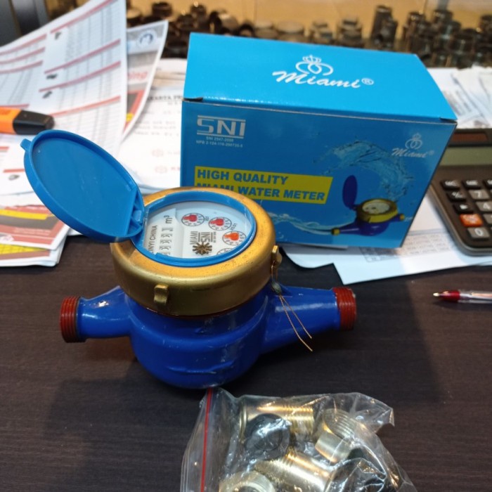 Jual Ukur Water Meter Air Miami Besi 1/2 Inch Sni | Shopee Indonesia