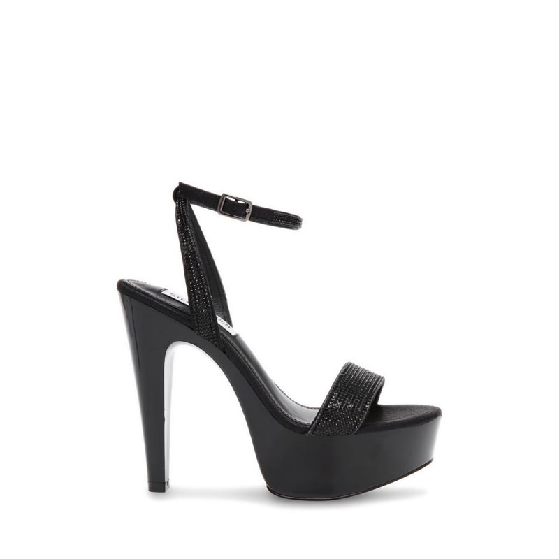 Jual Steve Madden JULIEN-R Women's Sandals Heels- BLACK/CRYSTAL ...