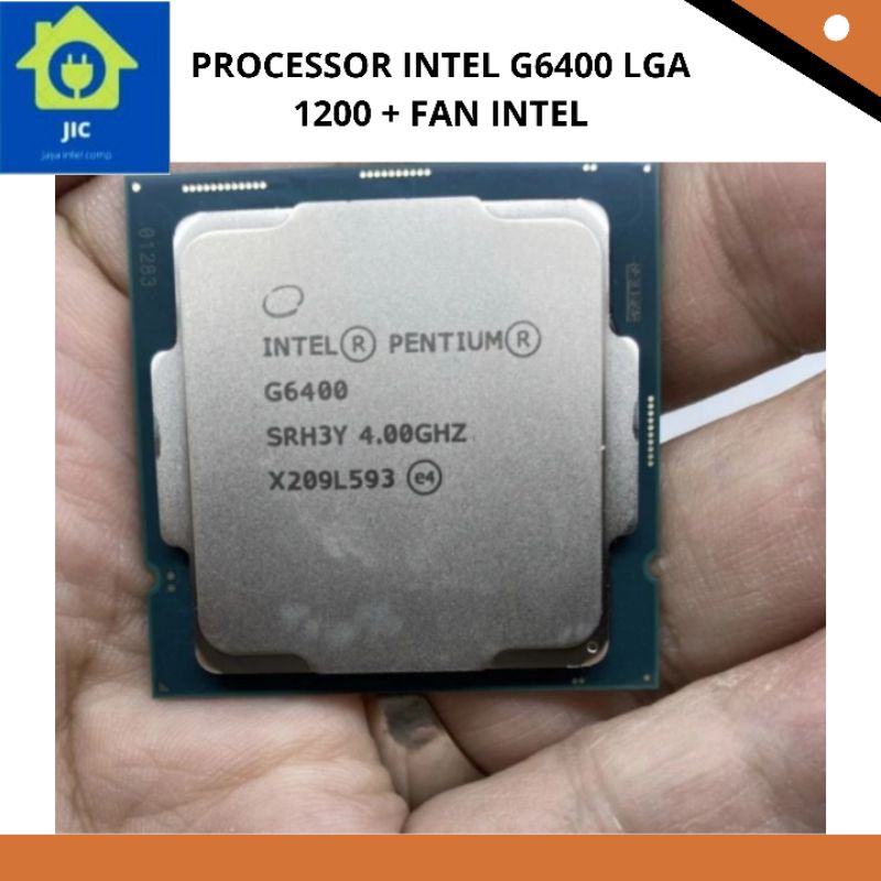 Jual PROCESSOR INTEL G6400 LGA 1200 + FAN INTEL | Shopee Indonesia