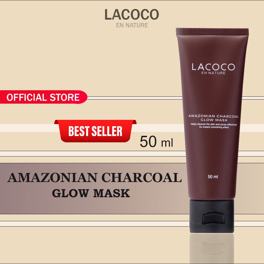 Jual Lacoco Amazonian Charcoal Glow Mask Original Lacoco Charcoal ...