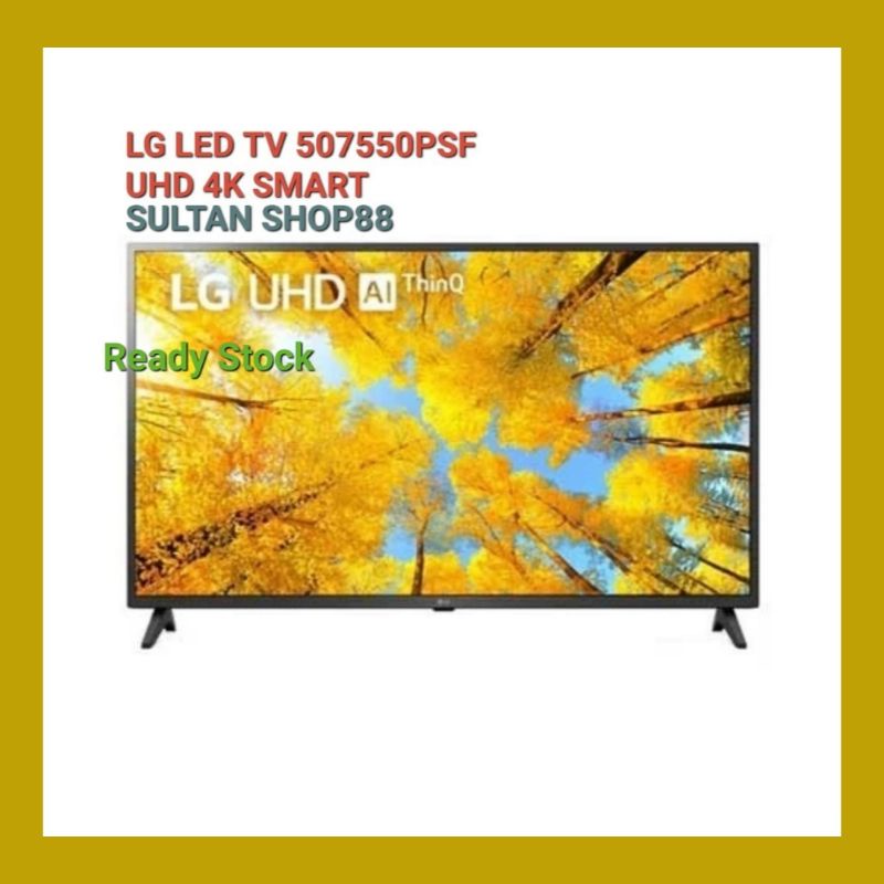 Jual LG LED TV 50UQ7550PSF UHD 4K SMART TV 50 INCH 50UQ7550 | Shopee ...