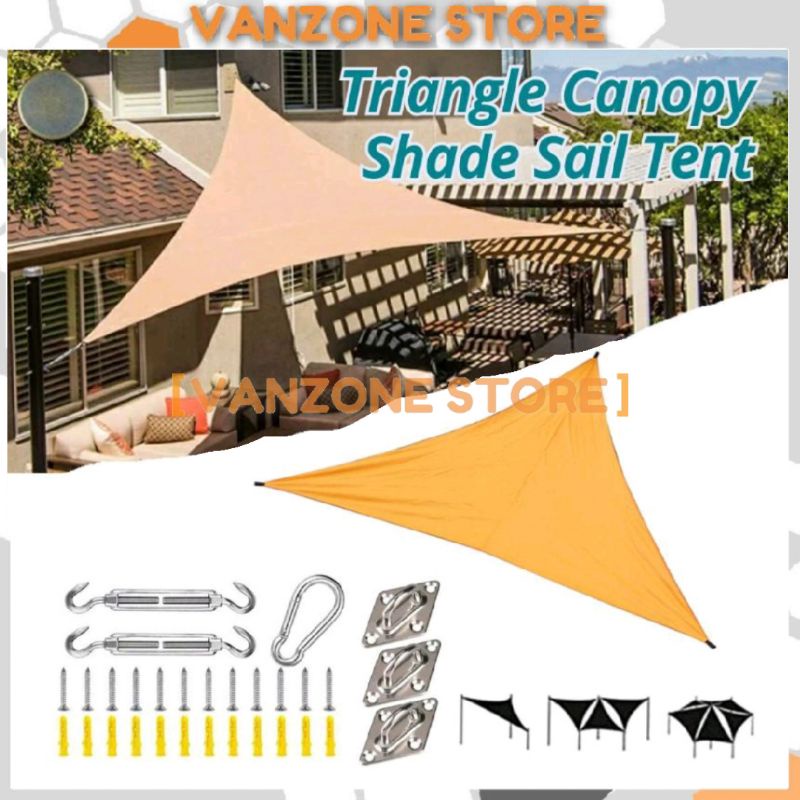 Jual [VANZONE] Tenda Flysheet Kanopi Segitiga Triangle Canopy Shade ...
