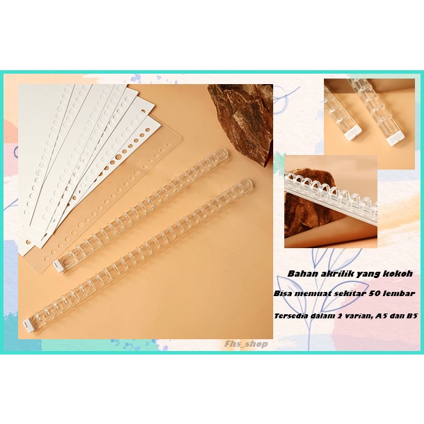 Jual Ring Binder B5 Binder B5 Binder Transparan Binder Clip Easy Clip ...