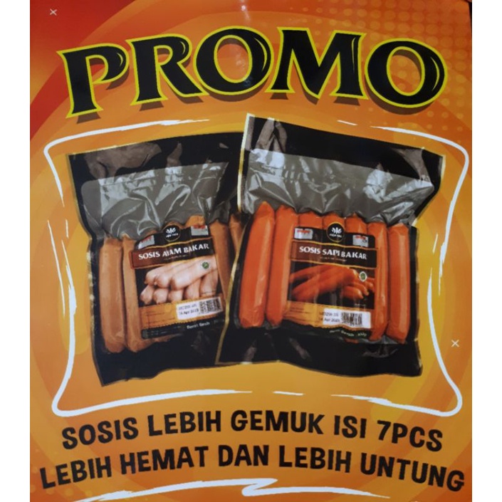 Jual Sosis Ayam Bakar Jumbo / Sosis Sapi Bakar Jumbo Aroma Raja Rasa ...