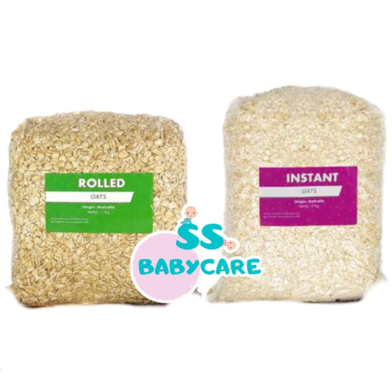 Jual Instant Oats 1kg / Rolled Oats 1kg / Oatmeal Sereal Oat Menu Sehat ...