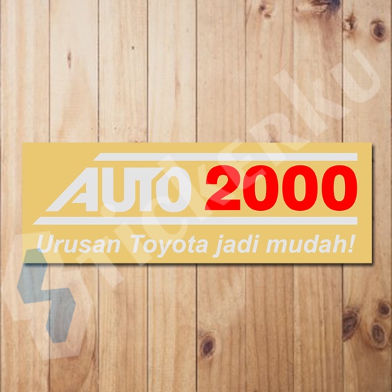 Jual STIKER AUTO 2000 TOYOTA | Shopee Indonesia
