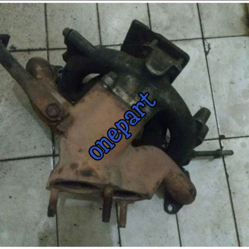 Jual manifold set kijang super 5k karburator Original | Shopee Indonesia