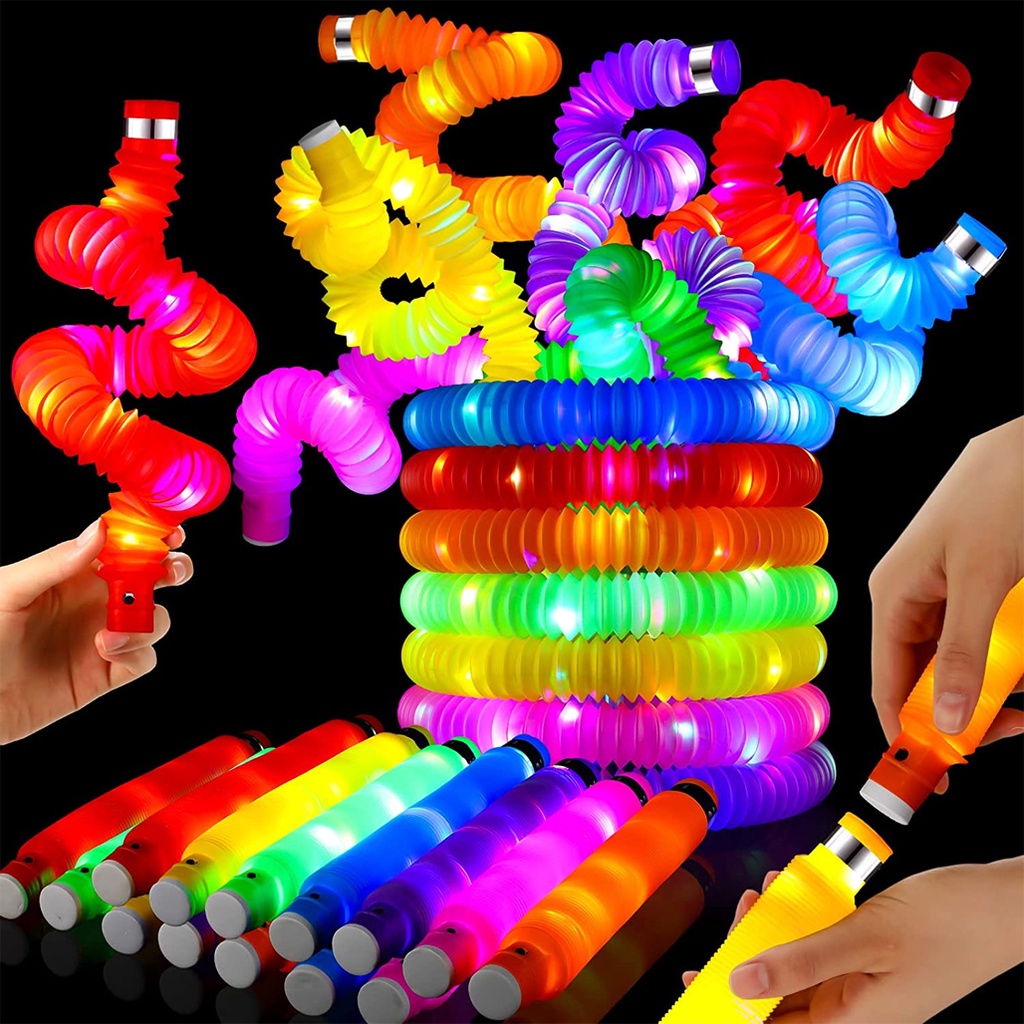 Jual Mainan Viral Light POP /Mainan Selang Tarik Lampu/ light up pop ...