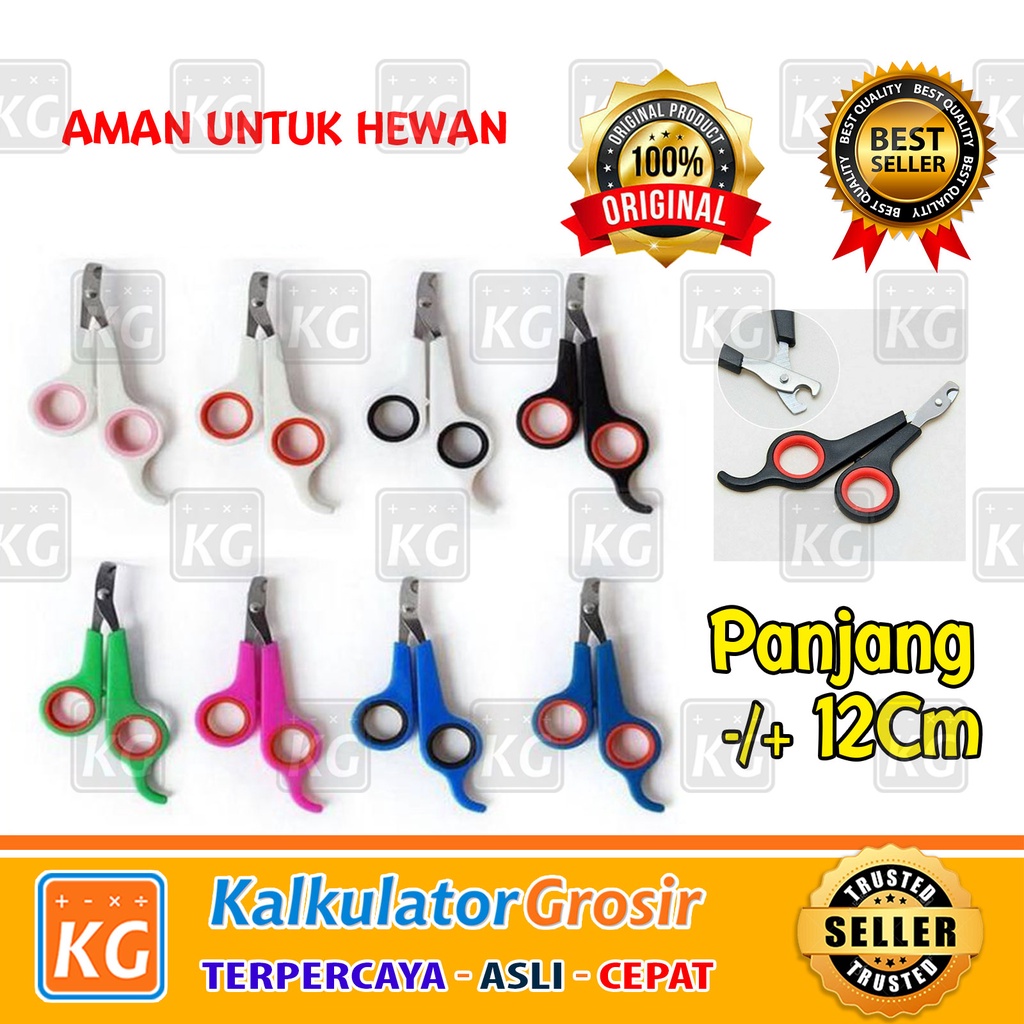 Jual Gunting Kuku Kucing Anjing Marmut Binatang Hewan Stainless Steel ...