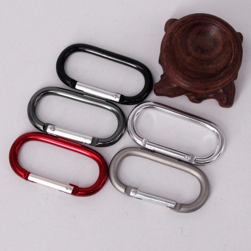 Jual Carabiner D OVAL Polos Karabiner Gantungan Kunci Keychain Buckle ...
