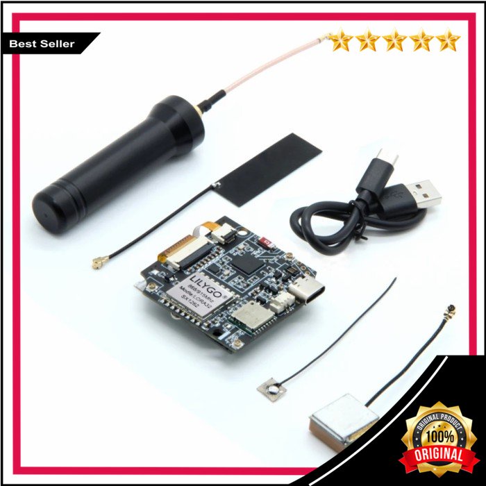 Jual Ori LILYGO TTGO T-Echo BME280 Meshtastic SX1262 LORA GPS E-Paper BLE NFC Original Asli ...