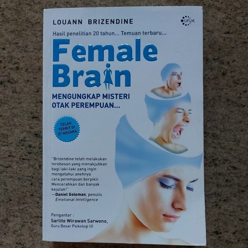 Jual buku female brain otak perempuan oleh louann brizendine | Shopee Indonesia