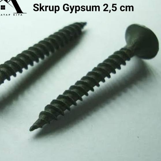 Jual Skrup Gypsum / Screw Gypsum 6x1 inch / Skrup Papan 1000 pcs ...