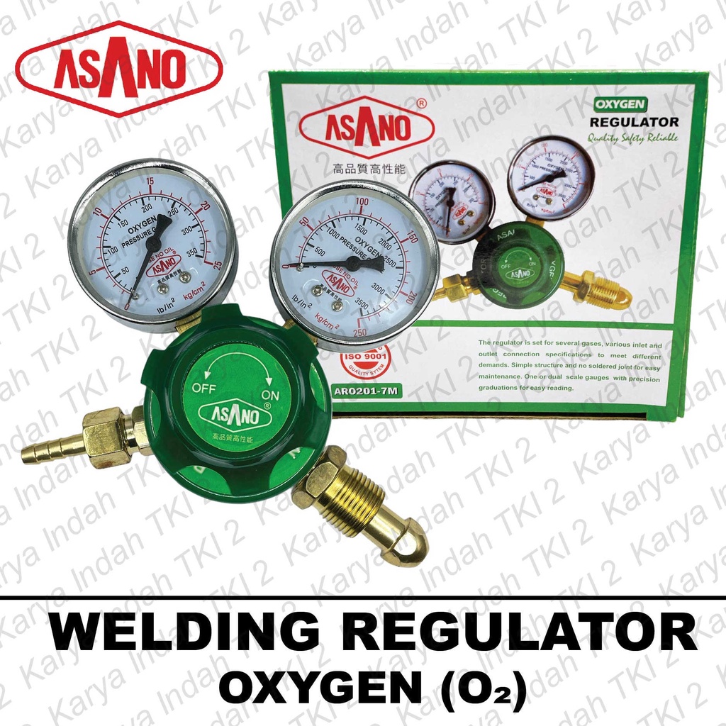 Jual Welding Regulator OXYGEN ASANO Regulator Las Oksigen Tabung Las Torch | Shopee Indonesia
