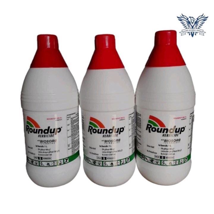 Jual ROUNDUP 1 Liter Herbisida Pembasmi Rumput Sampai Ke Akar ROUND UP ...