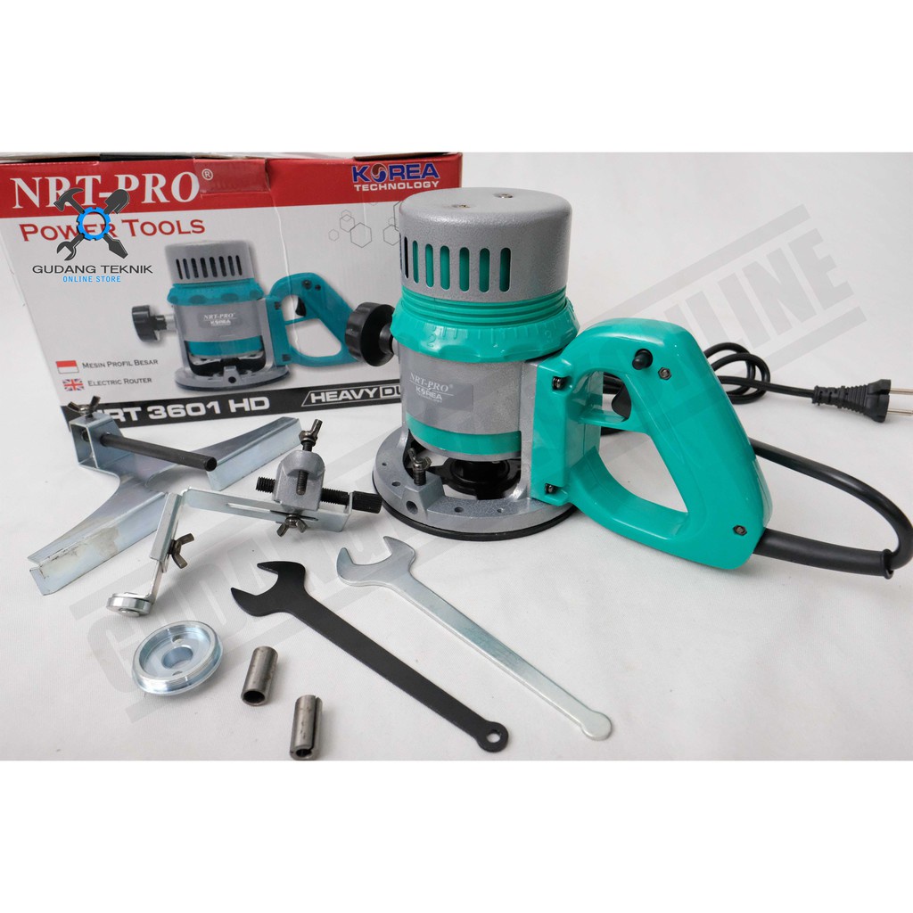 Jual MESIN PROFIL BESAR 3601HD NRT PRO Kayu 12mm / Electric Router Wood ...