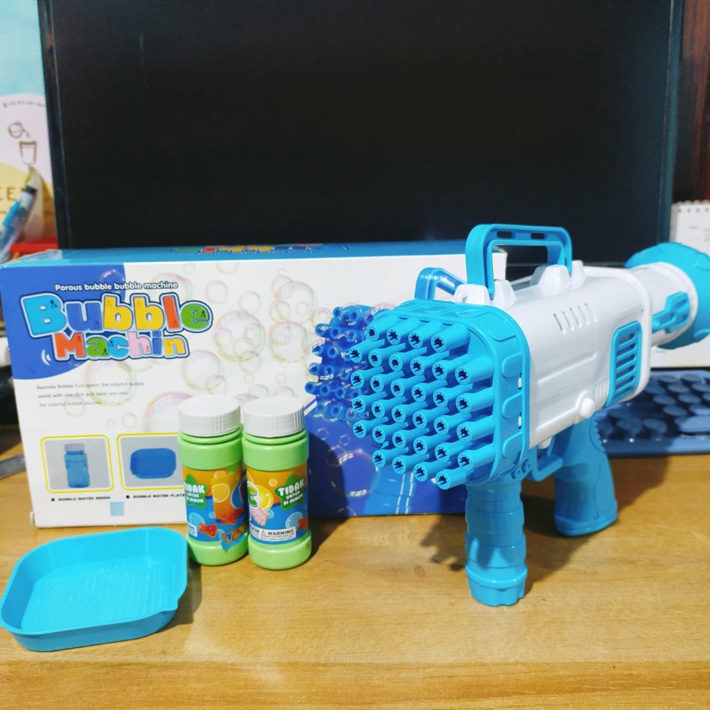 Jual Mainan Anak Pistol Bubble Bazooka 25 Lubang ~ BAZOKA BUBBLE GUN ...