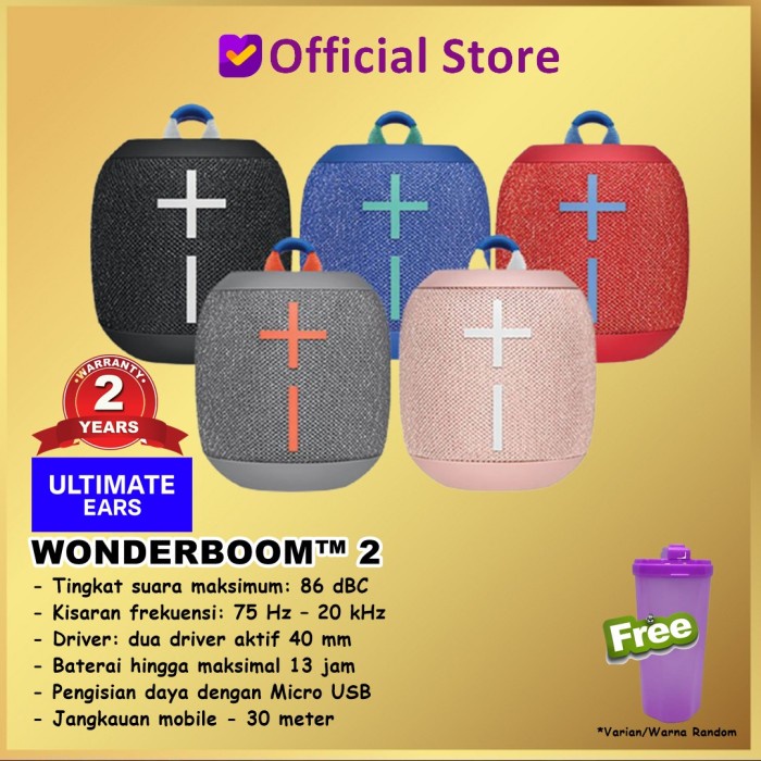 Jual Ultimate Ears Wonderboom 2 Speaker Bluetooth Wonder Boom ...