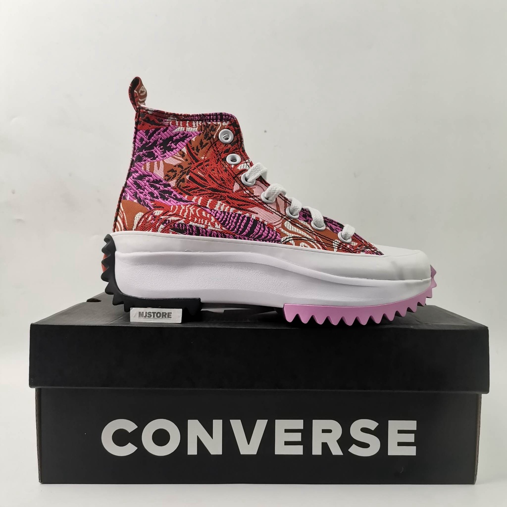 Jual SEPATU CONVERSE RUN STAR HIKE TROPICAL PRINT PLATFORM WOMEN'S ...