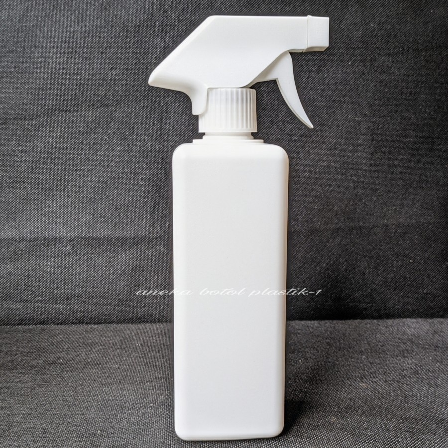 Jual Botol Kispray 500ml Putih / Botol Hdpe 500ml Kotak Putih Tutup Spray | Shopee Indonesia