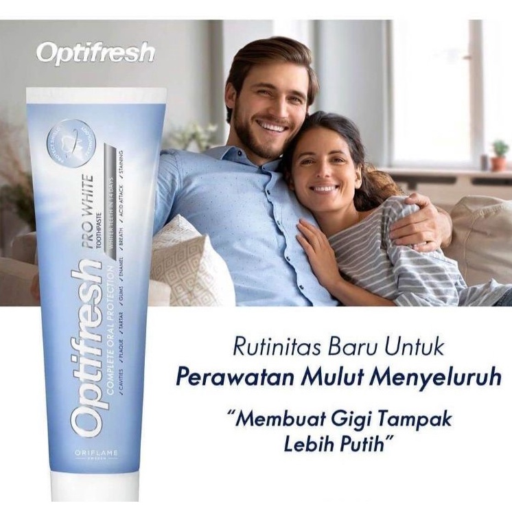 Jual Optifresh Pro White Toothpaste 100 ml | Shopee Indonesia