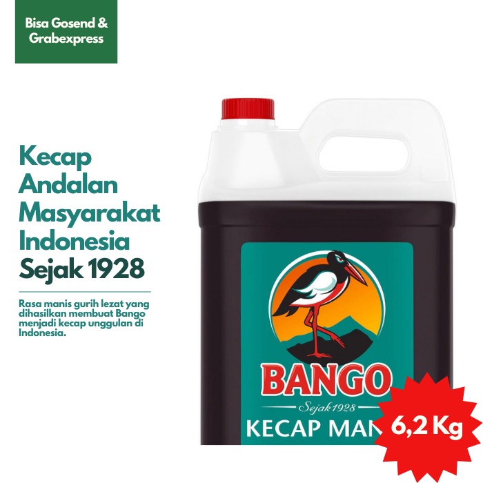 Jual Bango Kecap Manis Jerigen 6,2kg | Shopee Indonesia