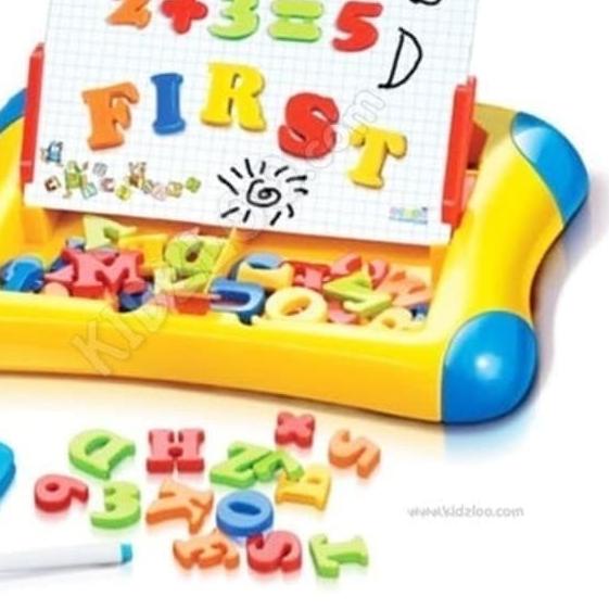Jual Toy-010 Mainan Edukasi Papan Tulis Gambar Huruf Angka/ Magnetic ...