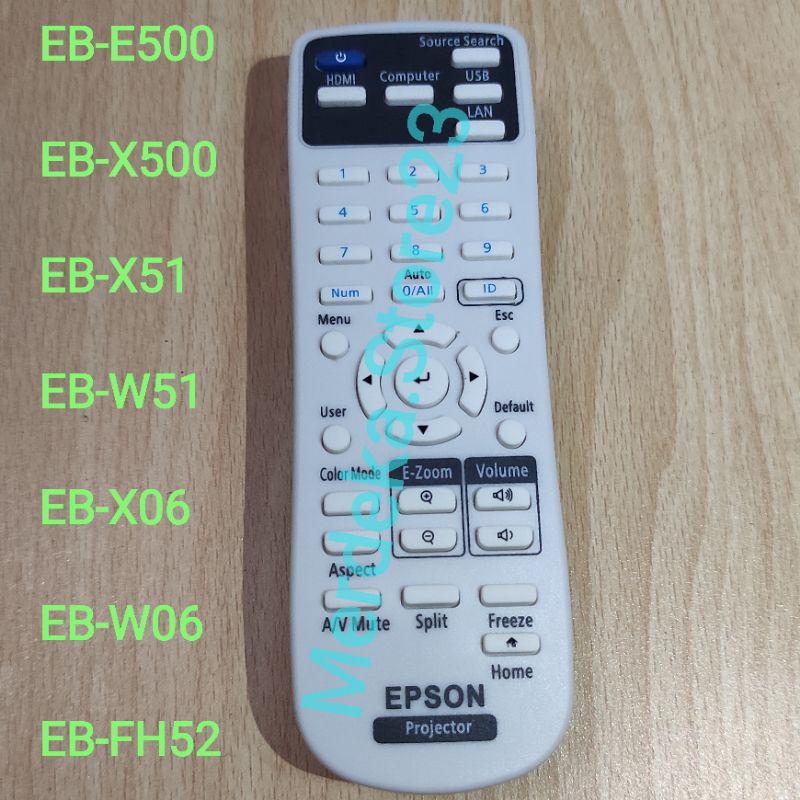 Jual REMOTE PROJECTOR EPSON / REMOT PROYEKTOR EPSON - Baru | Shopee ...