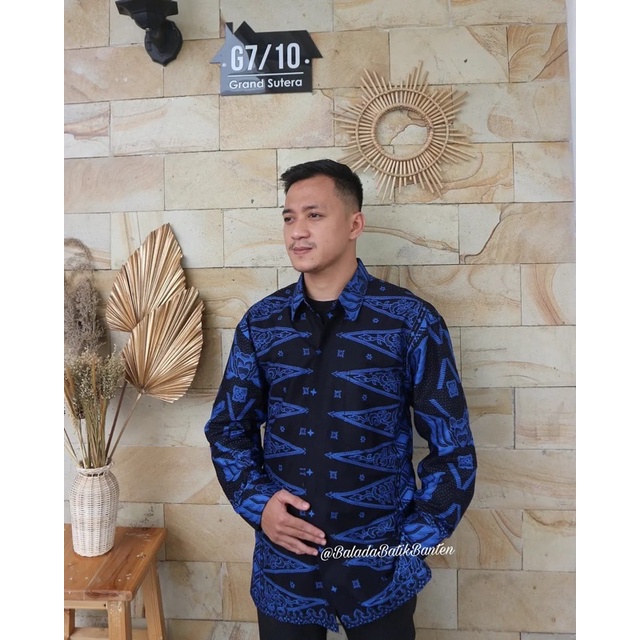 Jual Kemeja dan Atasan Batik Baduy Banten Tapak Kebo | Shopee Indonesia