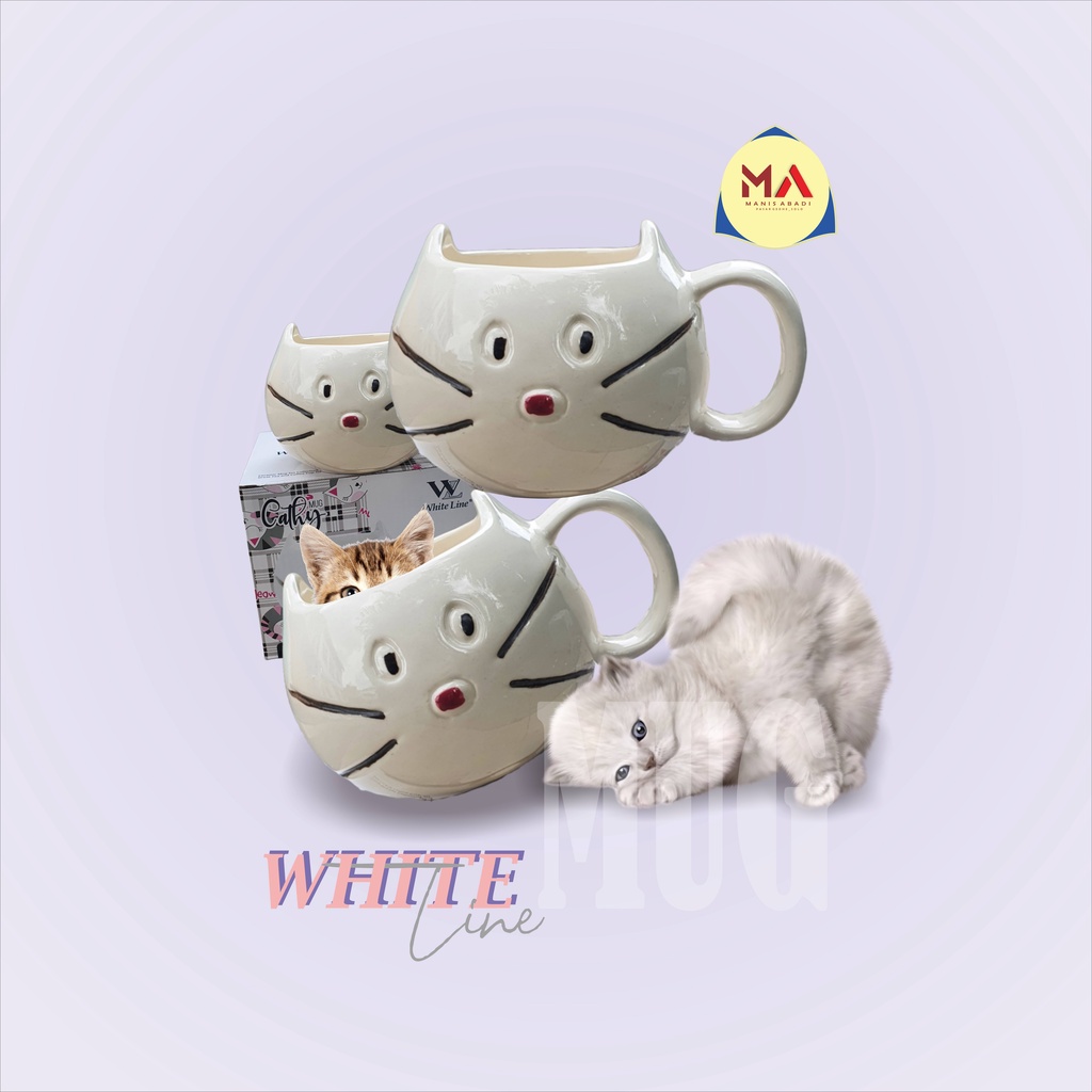 Jual Mug Cathy | Gelas Kucing | Mug Kucing Unik | Gelas Mug Kucing ...