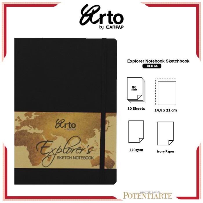 Jual Buku Sketsa Arto A5 Explorer Notebook Sketchbook | Shopee Indonesia
